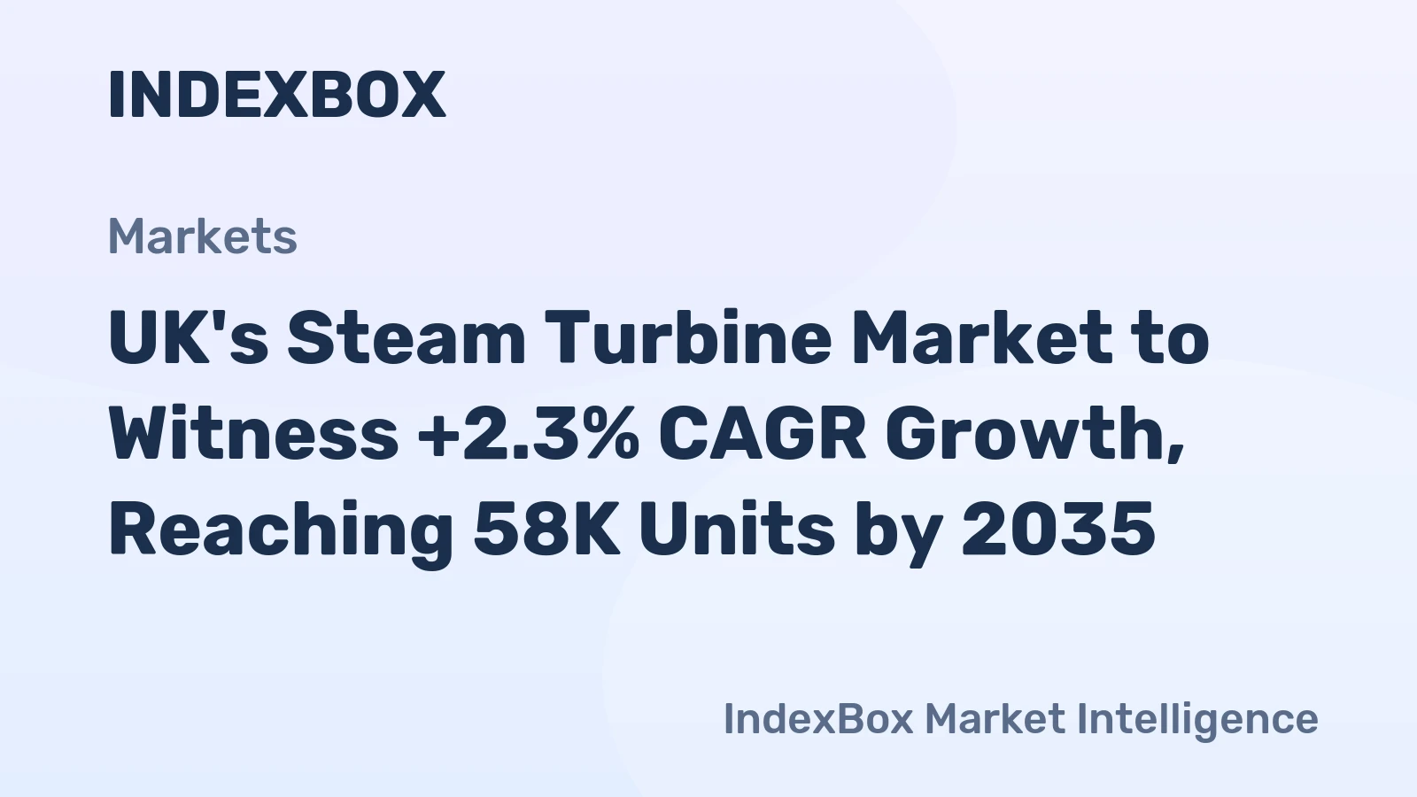UK's Steam Turbine Market to Witness +2.3% CAGR Growth, Reaching 58K Units by 2035