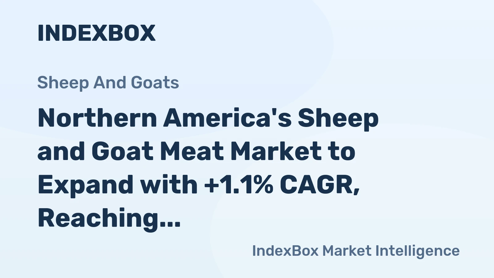 Northern America's Sheep and Goat Meat Market to Expand with +1.1% CAGR, Reaching 318K Tons by 2035