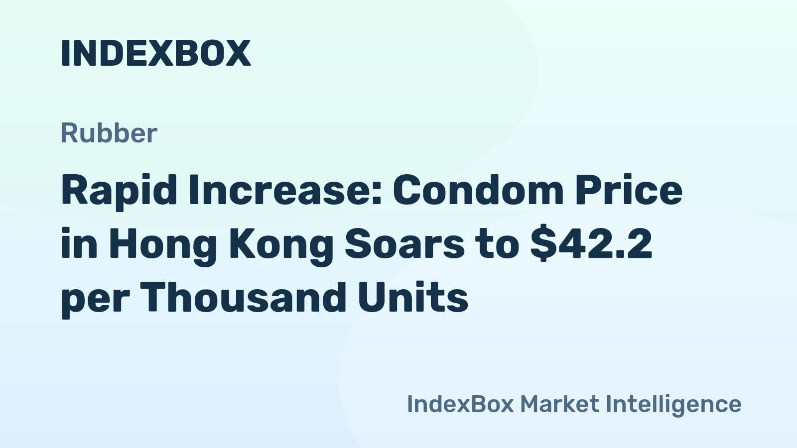Rapid Increase: Condom Price in Hong Kong Soars to $42.2 per Thousand Units