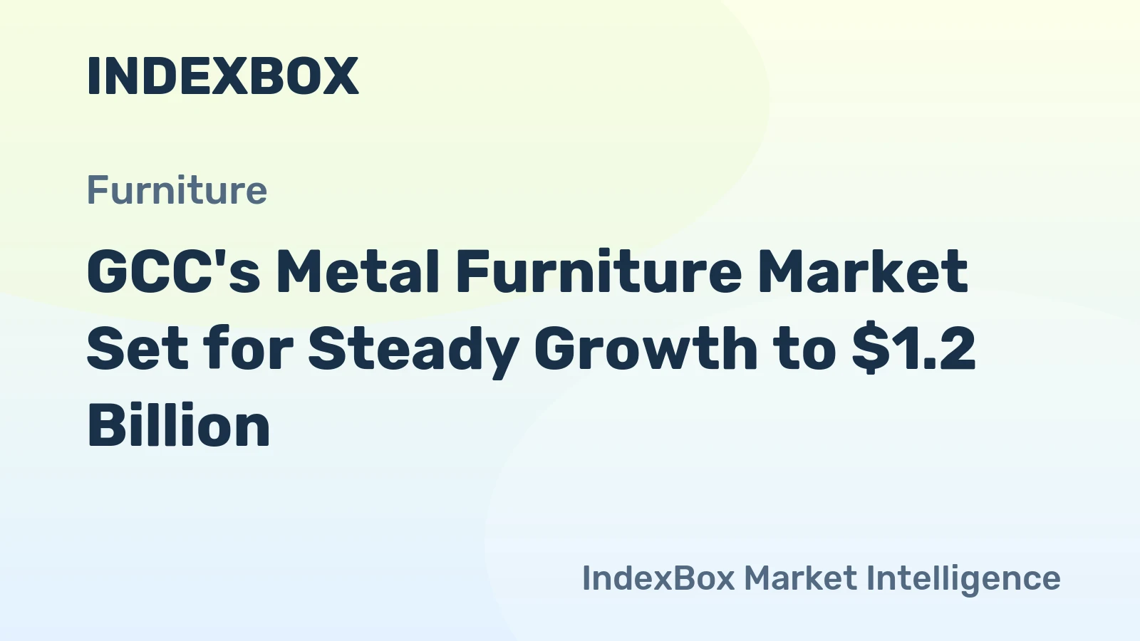GCC's Metal Furniture Market Set for Steady Growth to $1.2 Billion