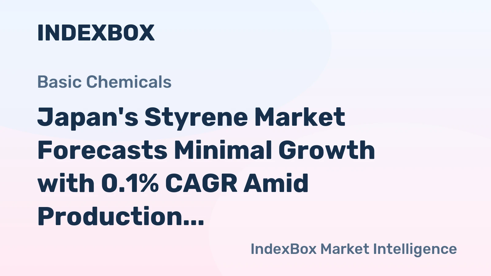 Japan's Styrene Market Forecasts Minimal Growth with 0.1% CAGR Amid Production Collapse