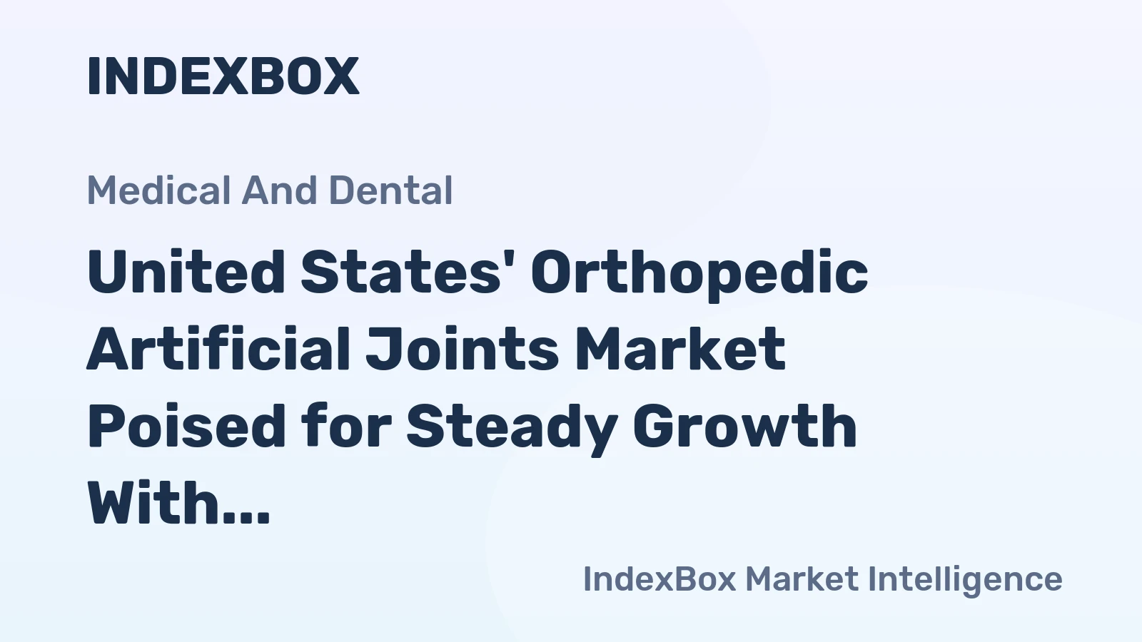 United States' Orthopedic Artificial Joints Market Poised for Steady Growth With +4.5% CAGR Through 2035