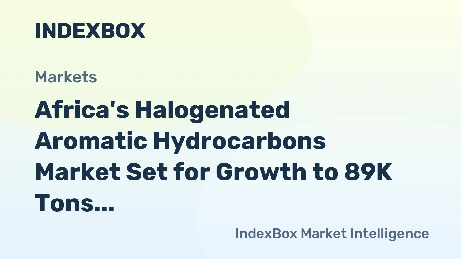 Africa's Halogenated Aromatic Hydrocarbons Market Set for Growth to 89K Tons and $247M