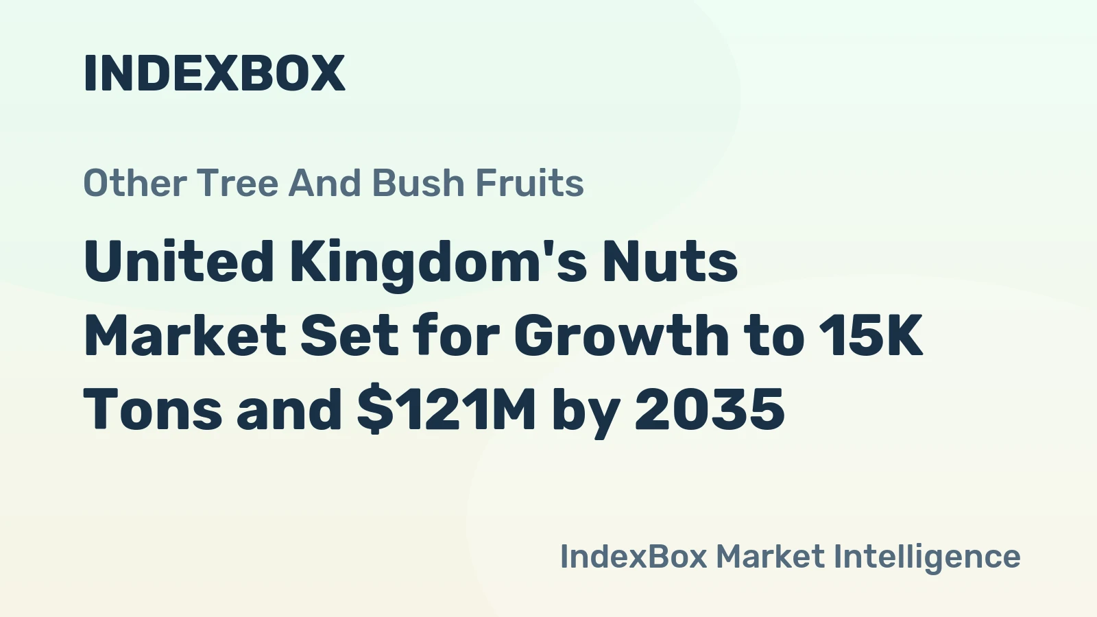 United Kingdom's Nuts Market Set for Growth to 15K Tons and $121M by 2035