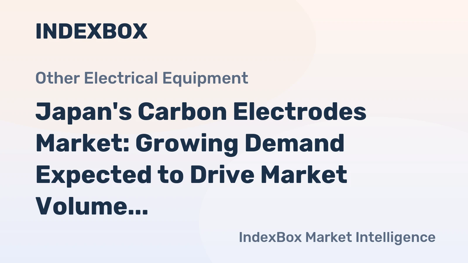 Japan's Carbon Electrodes Market: Growing Demand Expected to Drive Market Volume to 381 tons by 2035, Valued at $12M