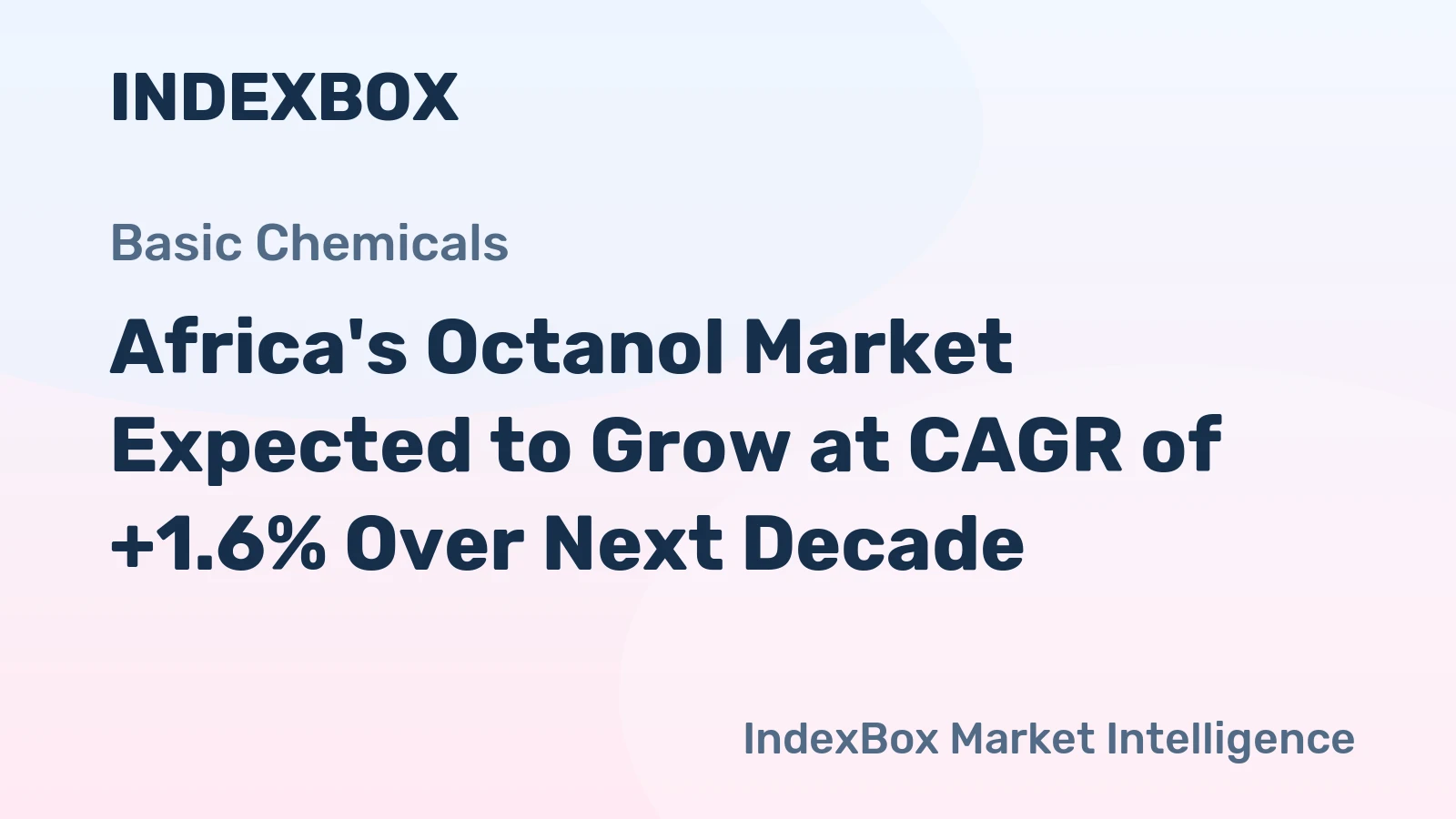 Africa's Octanol Market Expected to Grow at CAGR of +1.6% Over Next Decade