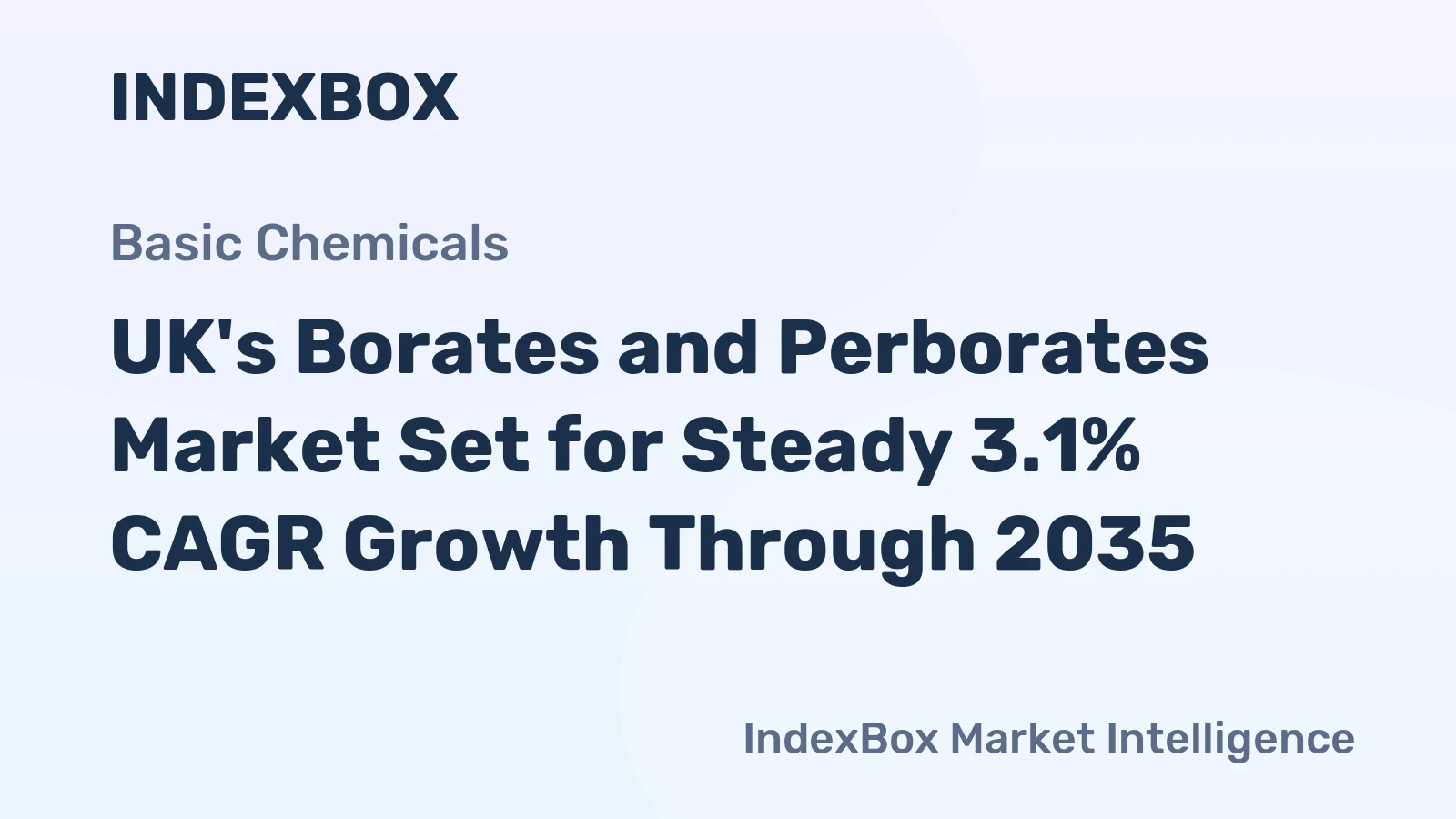 UK's Borates and Perborates Market Set for Steady 3.1% CAGR Growth Through 2035