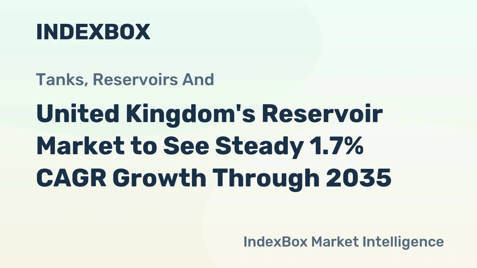 United Kingdom's Reservoir Market to See Steady 1.7% CAGR Growth Through 2035