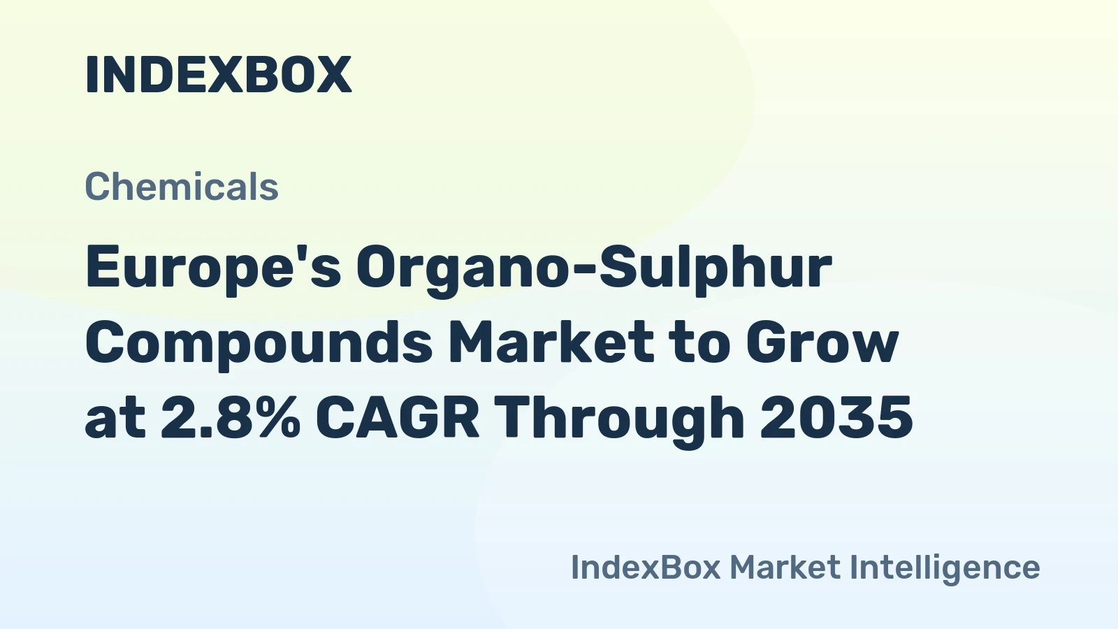 Europe's Organo-Sulphur Compounds Market to Grow at 2.8% CAGR Through 2035