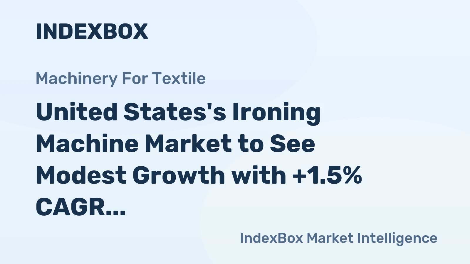 United States's Ironing Machine Market to See Modest Growth with +1.5% CAGR Over Next Decade