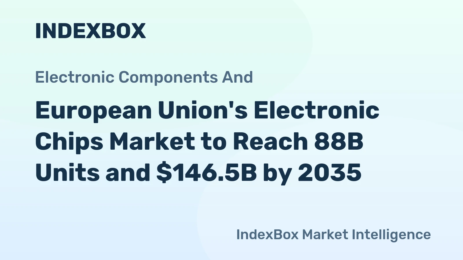 European Union's Electronic Chips Market to Reach 88B Units and $146.5B by 2035