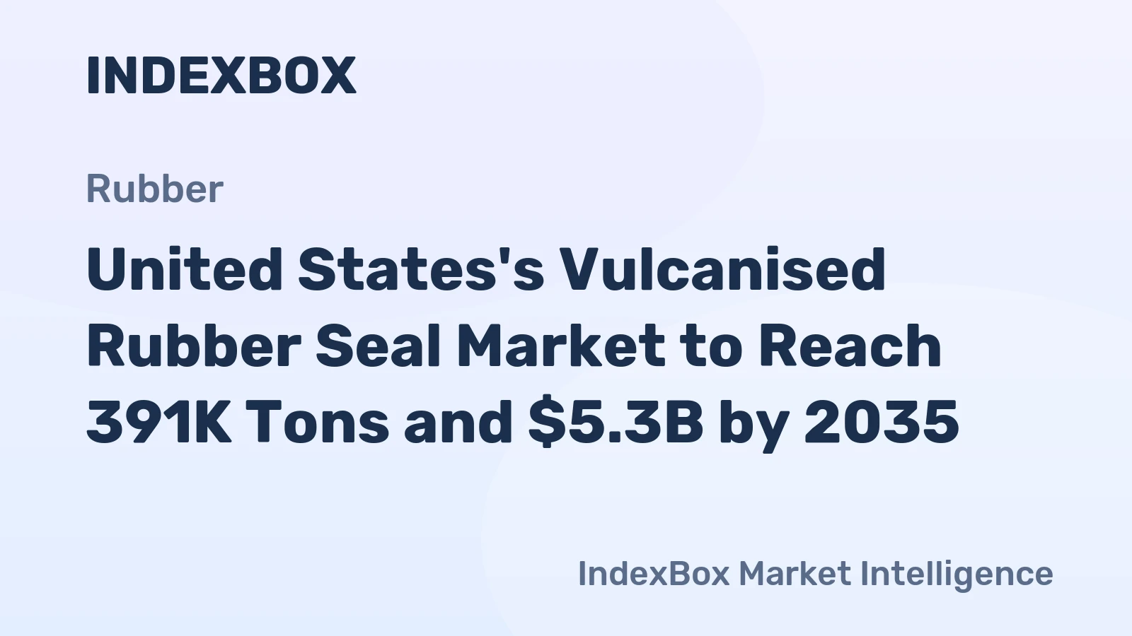 United States's Vulcanised Rubber Seal Market to Reach 391K Tons and $5.3B by 2035