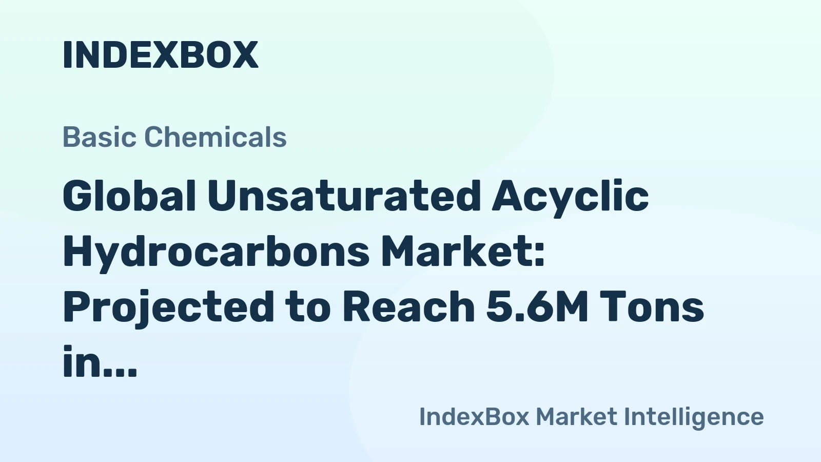 Global Unsaturated Acyclic Hydrocarbons Market: Projected to Reach 5.6M Tons in Volume and $13B in Value by 2035