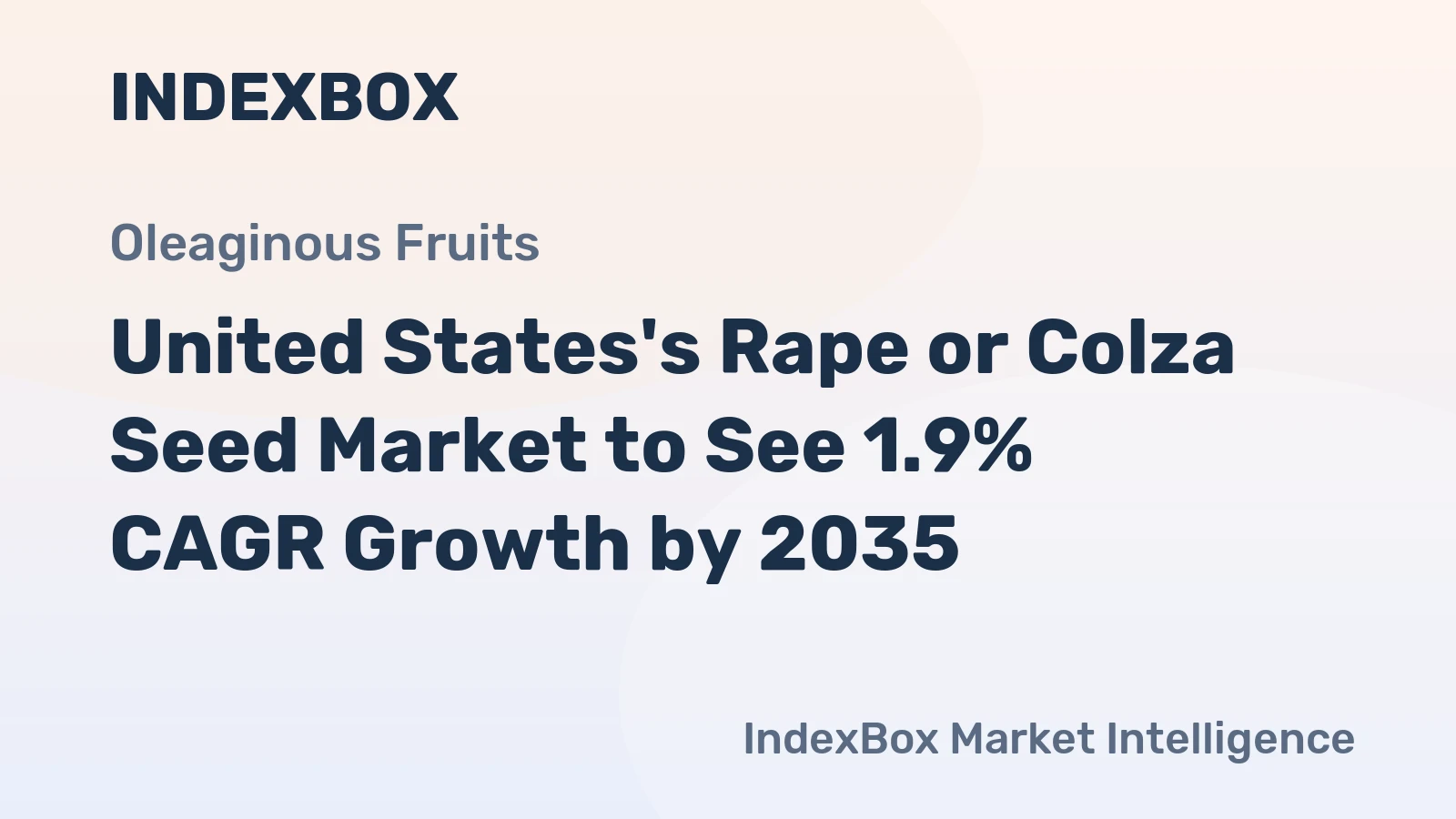 United States's Rape or Colza Seed Market to See 1.9% CAGR Growth by 2035