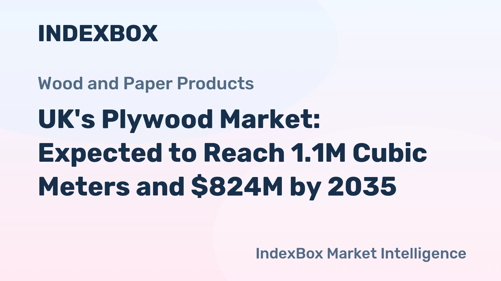 UK's Plywood Market: Expected to Reach 1.1M Cubic Meters and $824M by 2035