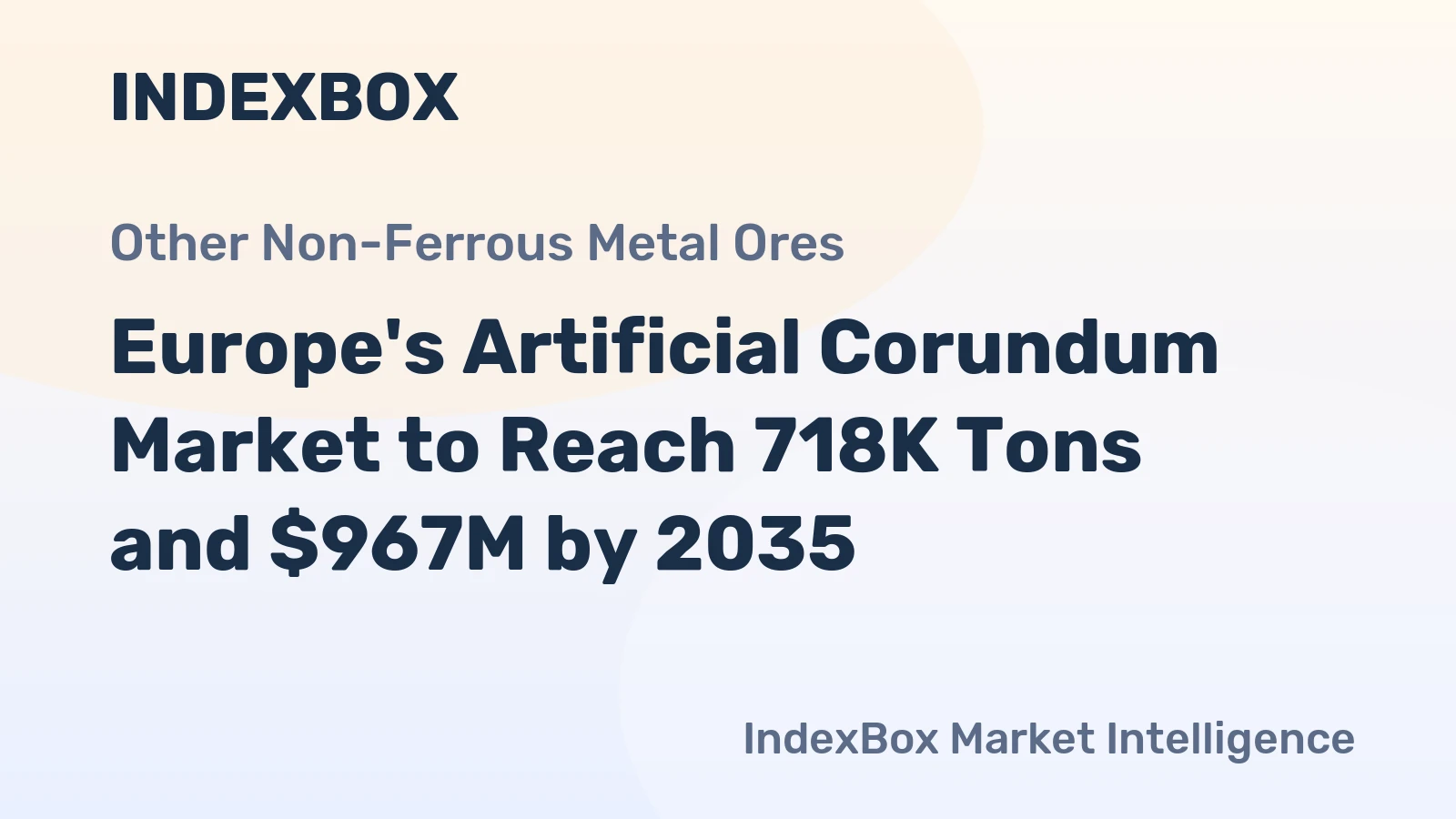 Europe's Artificial Corundum Market to Reach 718K Tons and $967M by 2035