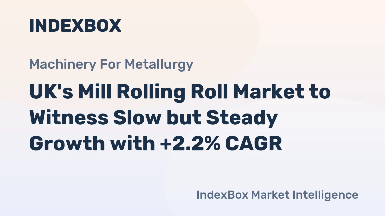 UK's Mill Rolling Roll Market to Witness Slow but Steady Growth with +2.2% CAGR