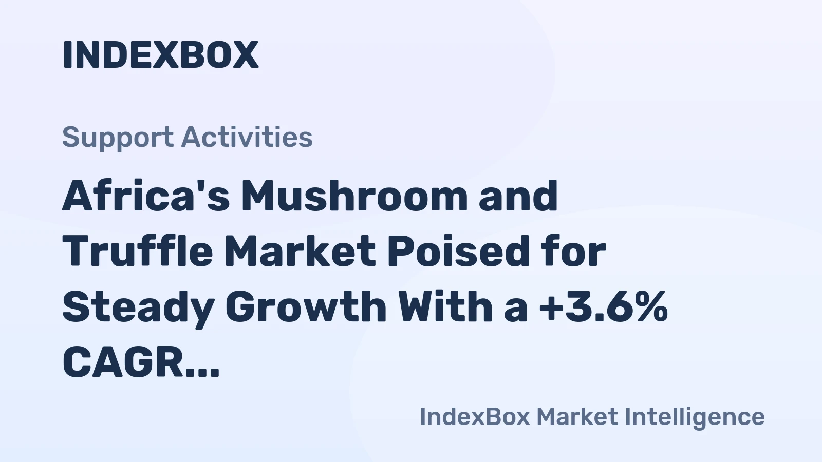 Africa's Mushroom and Truffle Market Poised for Steady Growth With a +3.6% CAGR Forecast