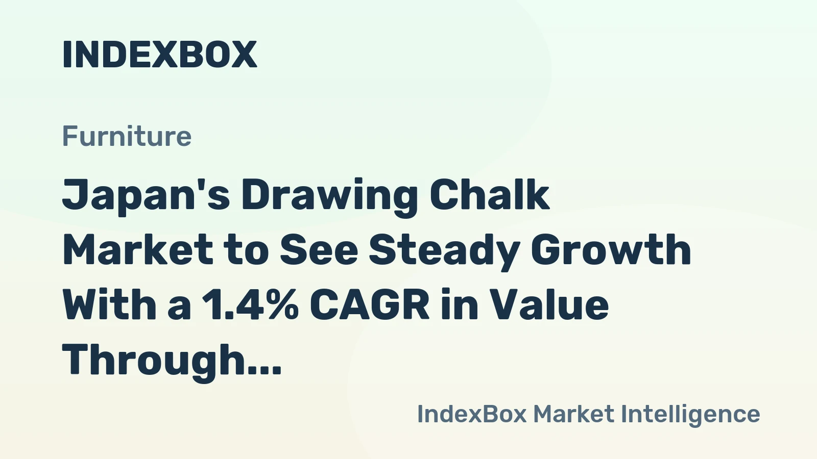 Japan's Drawing Chalk Market to See Steady Growth With a 1.4% CAGR in Value Through 2035