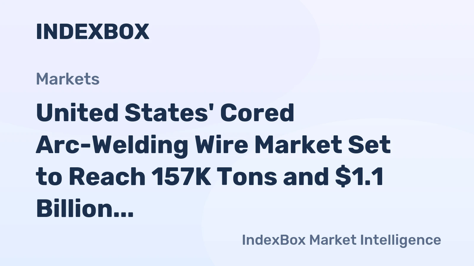 United States' Cored Arc-Welding Wire Market Set to Reach 157K Tons and $1.1 Billion by 2035