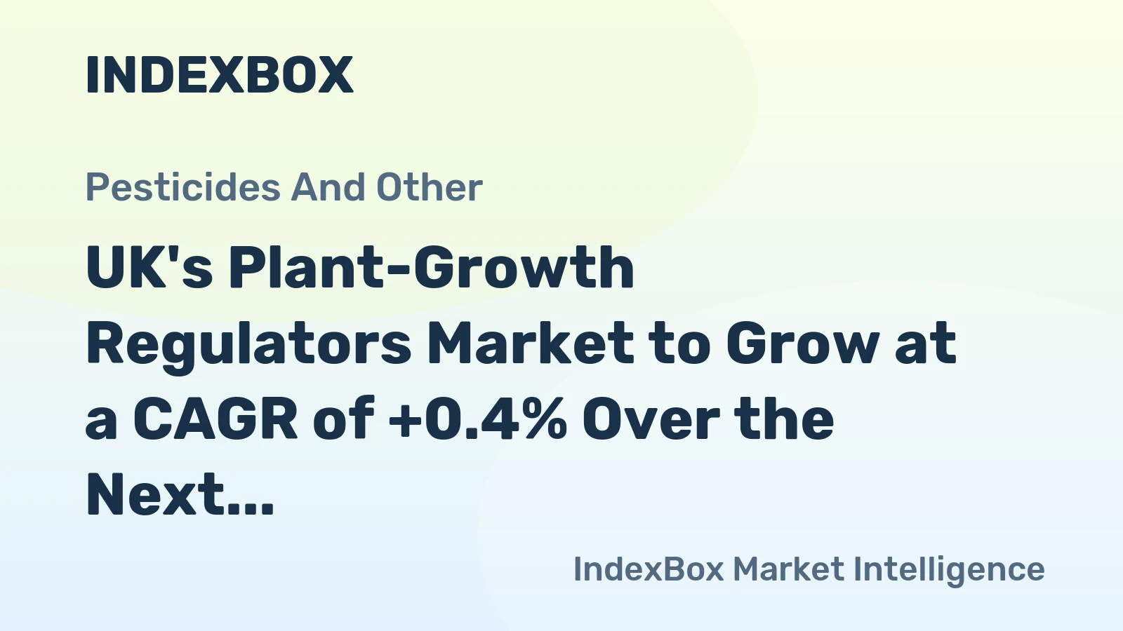 UK's Plant-Growth Regulators Market to Grow at a CAGR of +0.4% Over the Next Decade