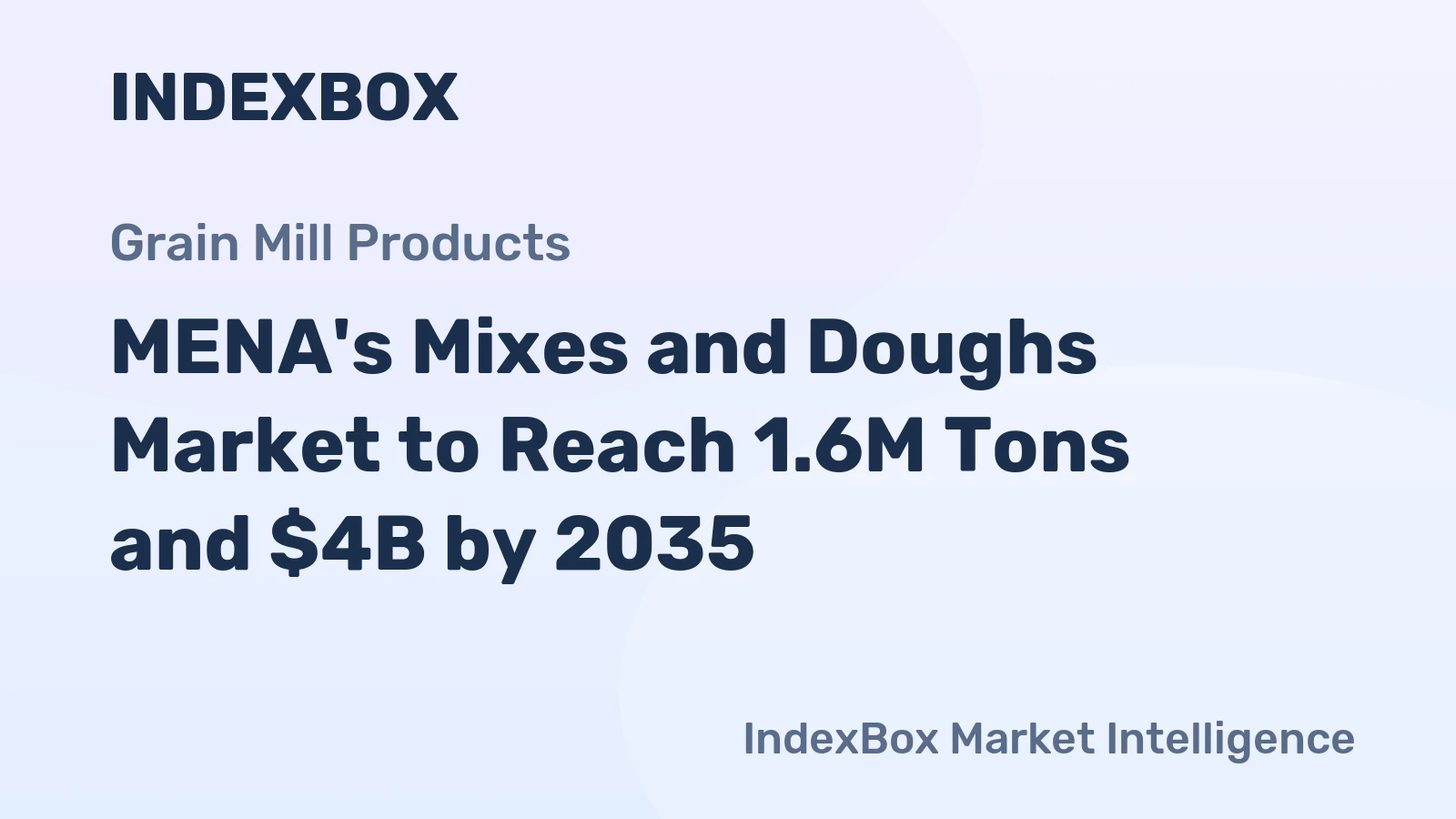 MENA's Mixes and Doughs Market to Reach 1.6M Tons and $4B by 2035