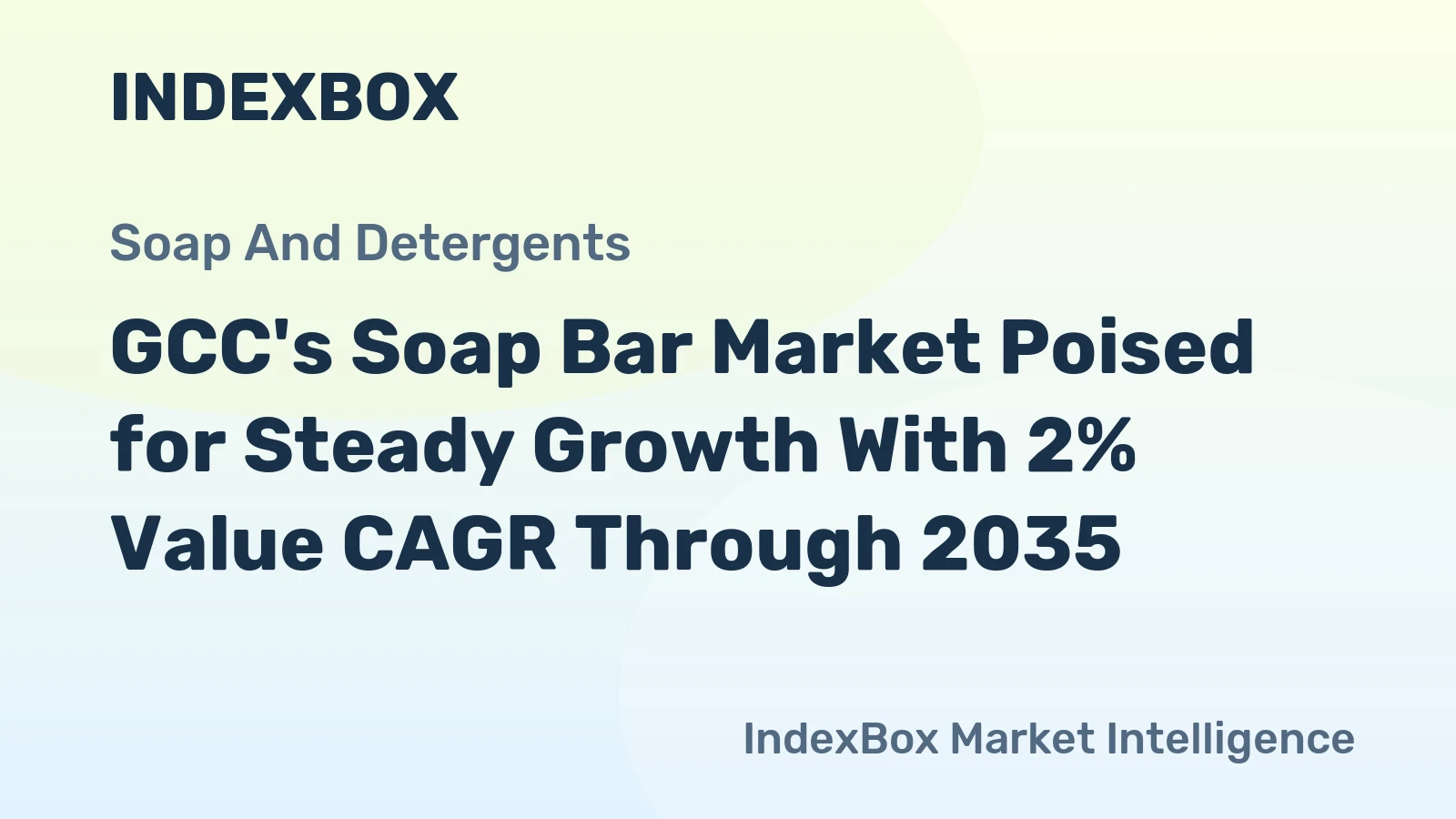 GCC's Soap Bar Market Poised for Steady Growth With 2% Value CAGR Through 2035