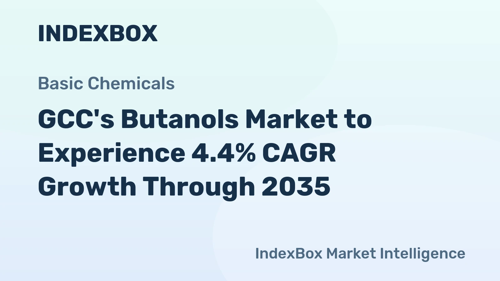 GCC's Butanols Market to Experience 4.4% CAGR Growth Through 2035