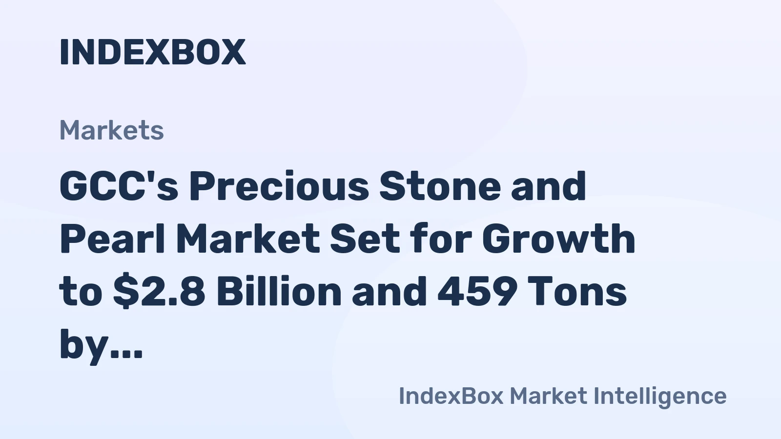 GCC's Precious Stone and Pearl Market Set for Growth to $2.8 Billion and 459 Tons by 2035