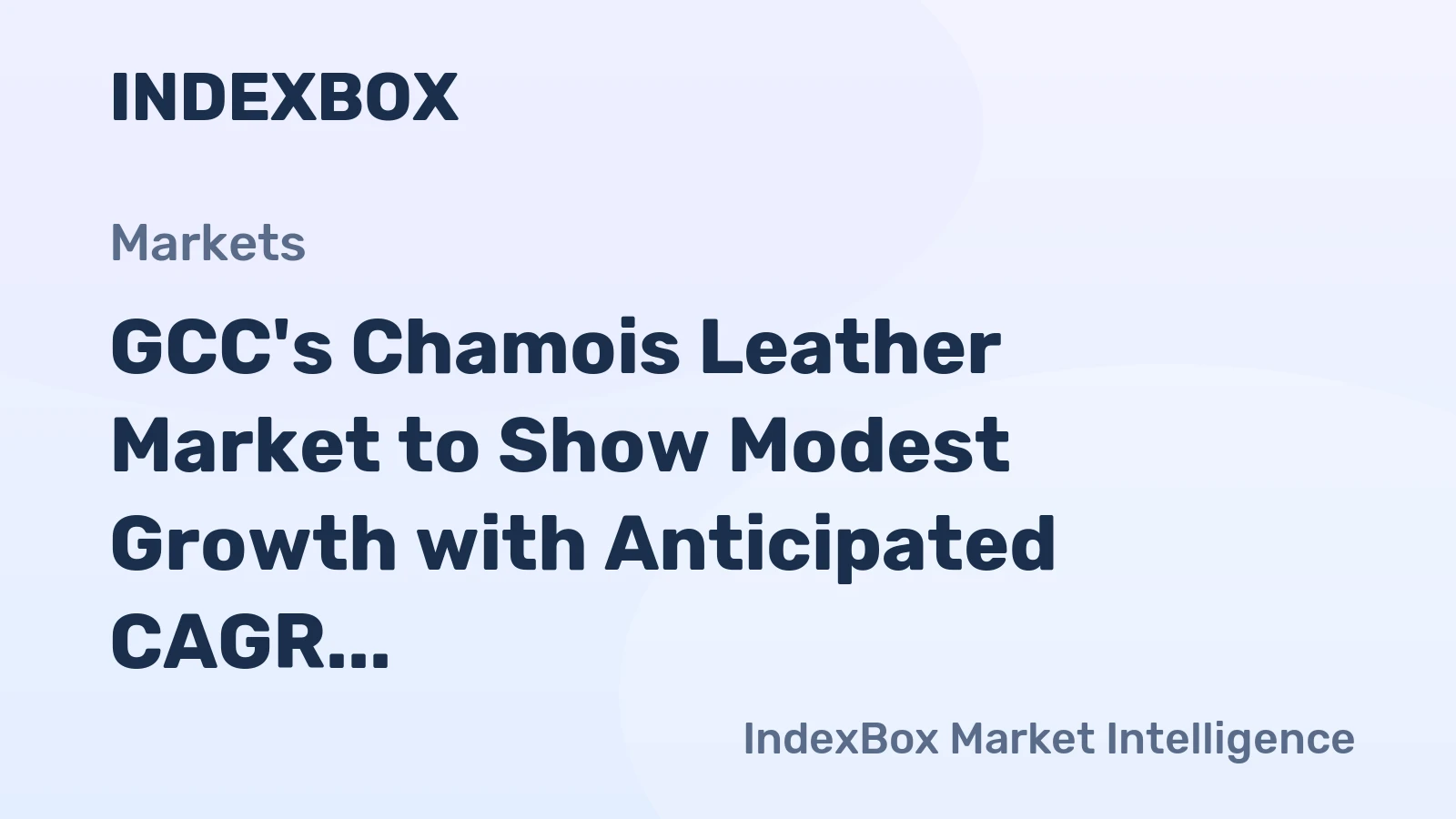 GCC's Chamois Leather Market to Show Modest Growth with Anticipated CAGR of +0.4% from 2024 to 2035
