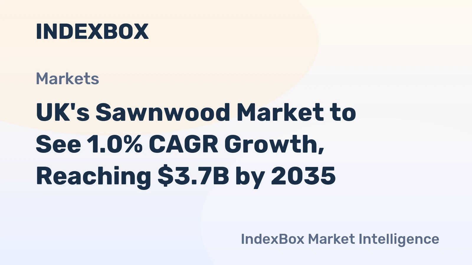 UK's Sawnwood Market to See 1.0% CAGR Growth, Reaching $3.7B by 2035