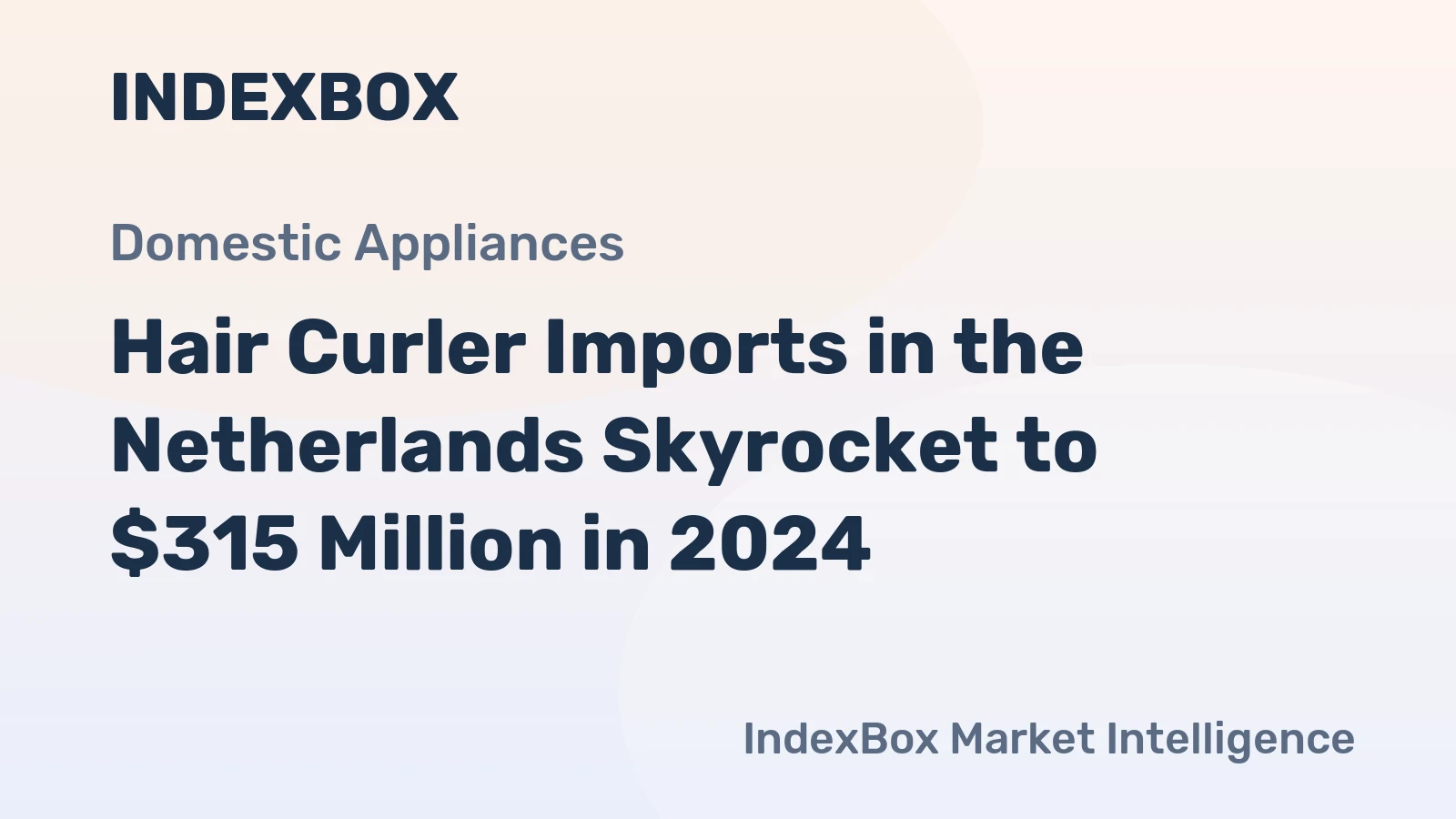 Hair Curler Imports in the Netherlands Skyrocket to $315 Million in 2024