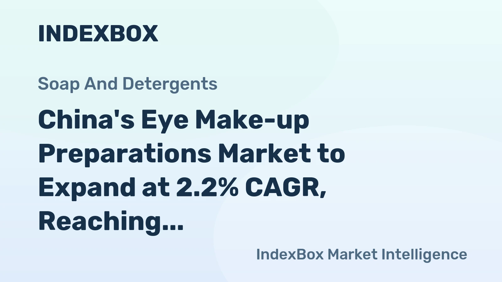China's Eye Make-up Preparations Market to Expand at 2.2% CAGR, Reaching 71K Tons by 2035