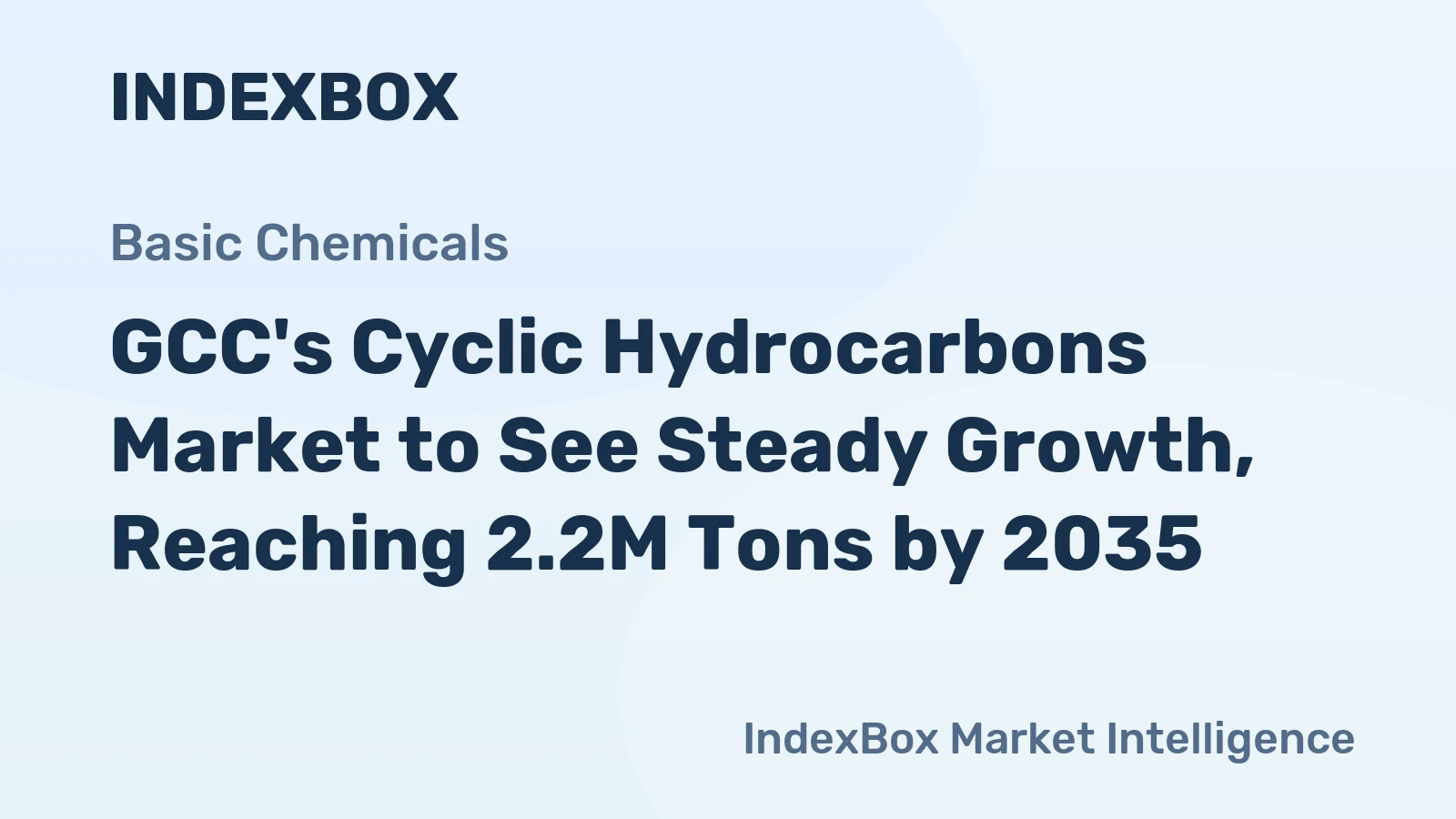 GCC's Cyclic Hydrocarbons Market to See Steady Growth, Reaching 2.2M Tons by 2035