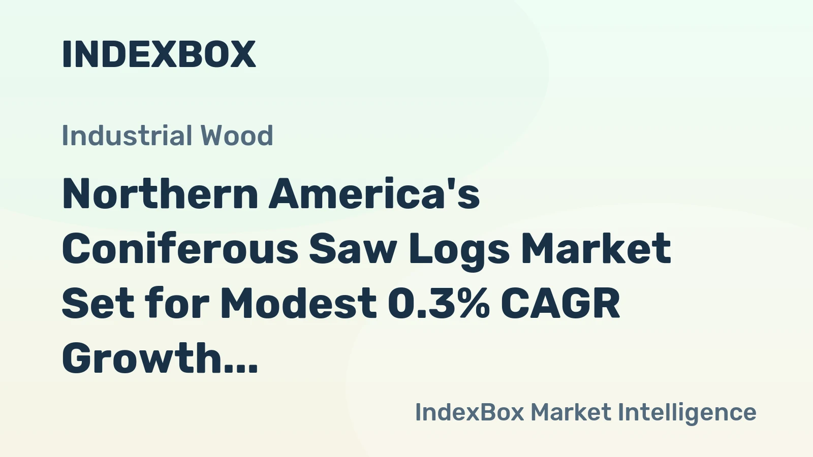 Northern America's Coniferous Saw Logs Market Set for Modest 0.3% CAGR Growth Through 2035