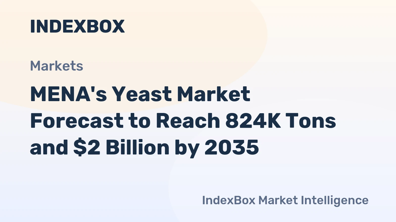 MENA's Yeast Market Forecast to Reach 824K Tons and $2 Billion by 2035