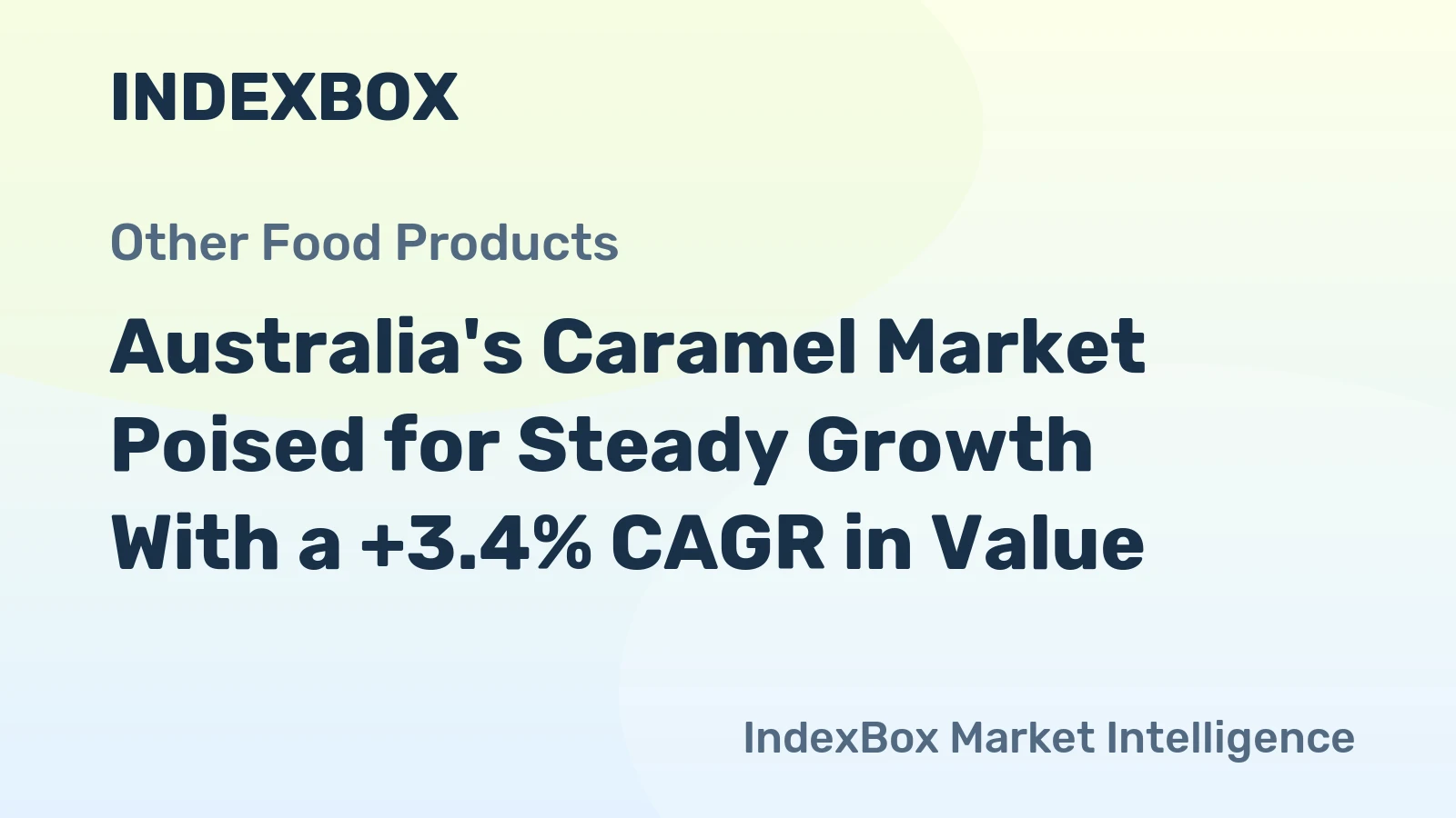 Australia's Caramel Market Poised for Steady Growth With a +3.4% CAGR in Value