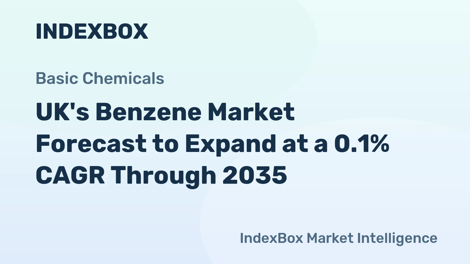UK's Benzene Market Forecast to Expand at a 0.1% CAGR Through 2035