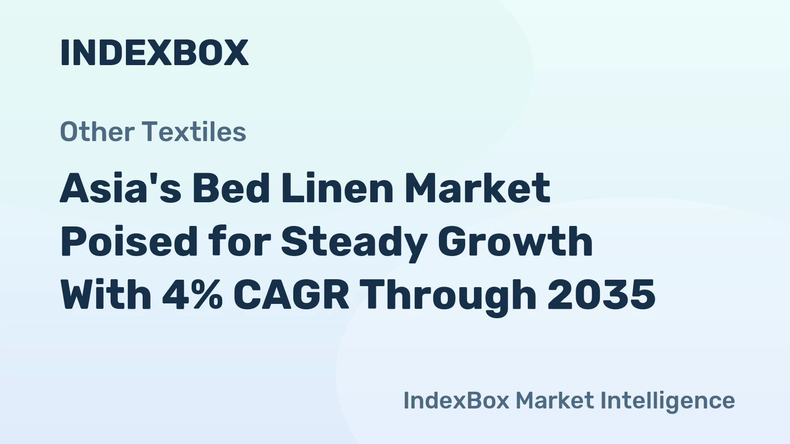 Asia's Bed Linen Market Poised for Steady Growth With 4% CAGR Through 2035