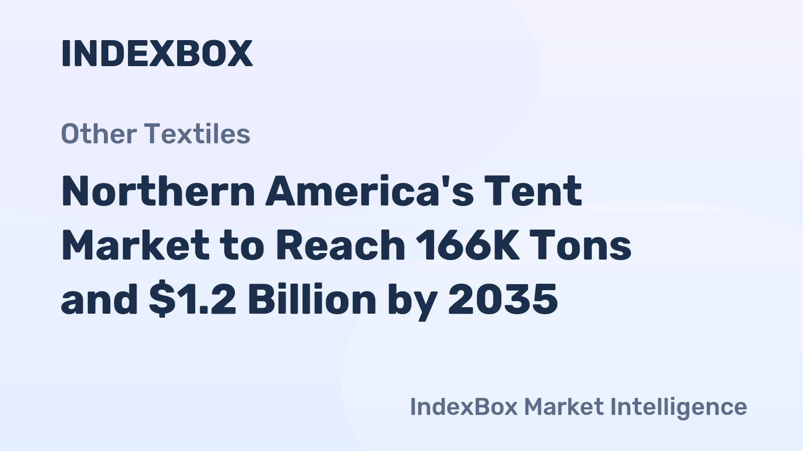 Northern America's Tent Market to Reach 166K Tons and $1.2 Billion by 2035