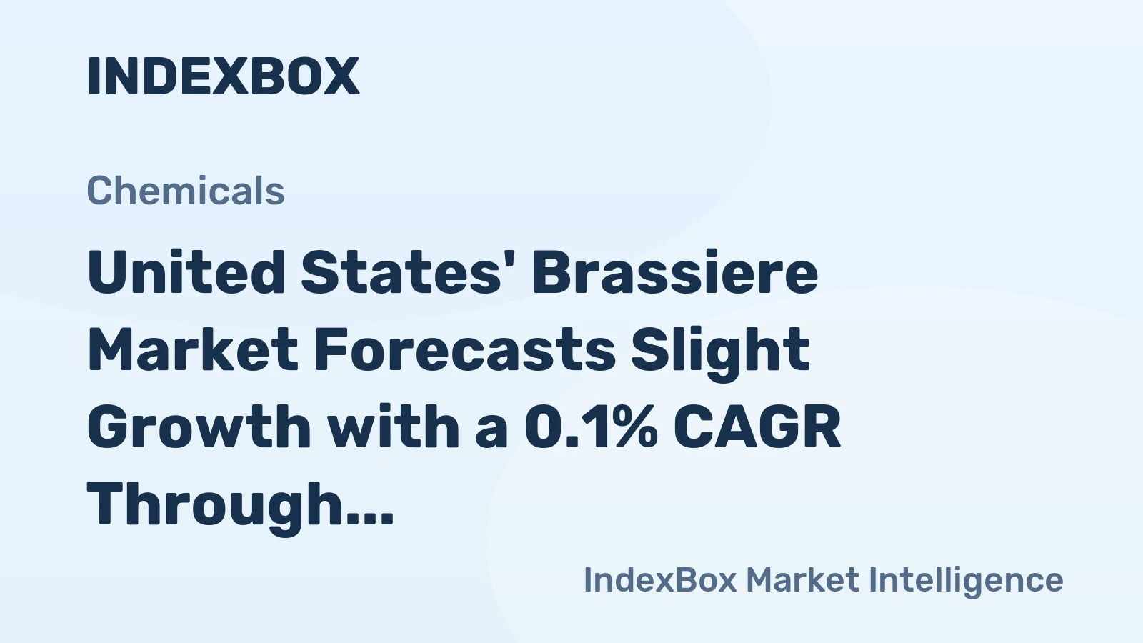 United States' Brassiere Market Forecasts Slight Growth with a 0.1% CAGR Through 2035