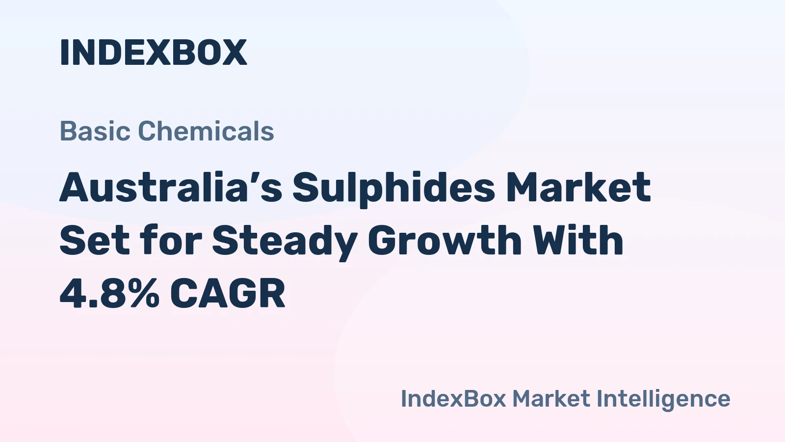 Australia’s Sulphides Market Set for Steady Growth With 4.8% CAGR