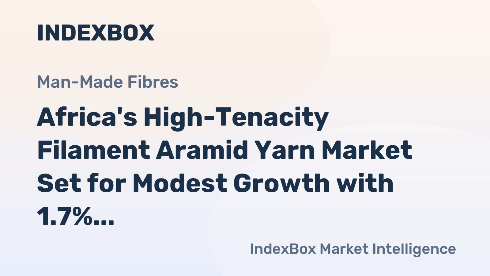 Africa's High-Tenacity Filament Aramid Yarn Market Set for Modest Growth with 1.7% CAGR Through 2035