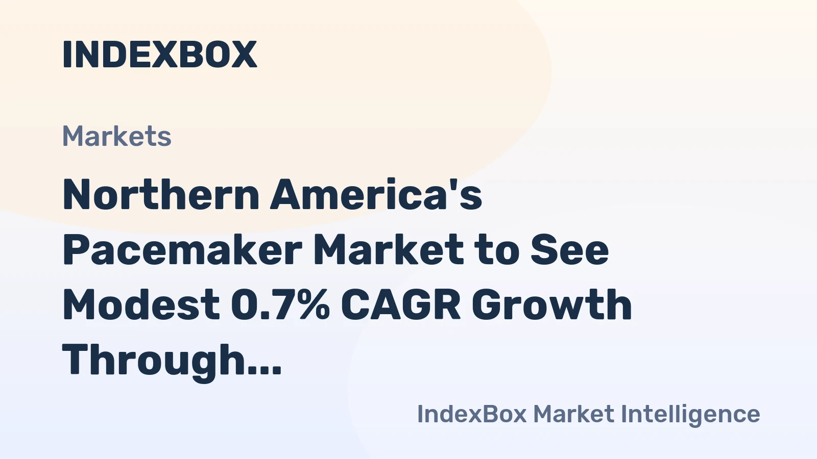 Northern America's Pacemaker Market to See Modest 0.7% CAGR Growth Through 2035