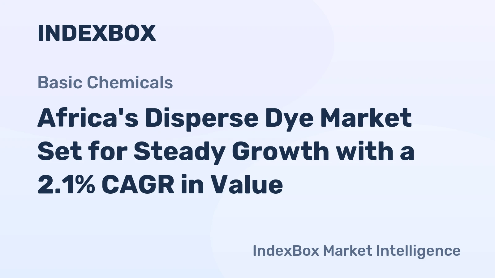 Africa's Disperse Dye Market Set for Steady Growth with a 2.1% CAGR in Value