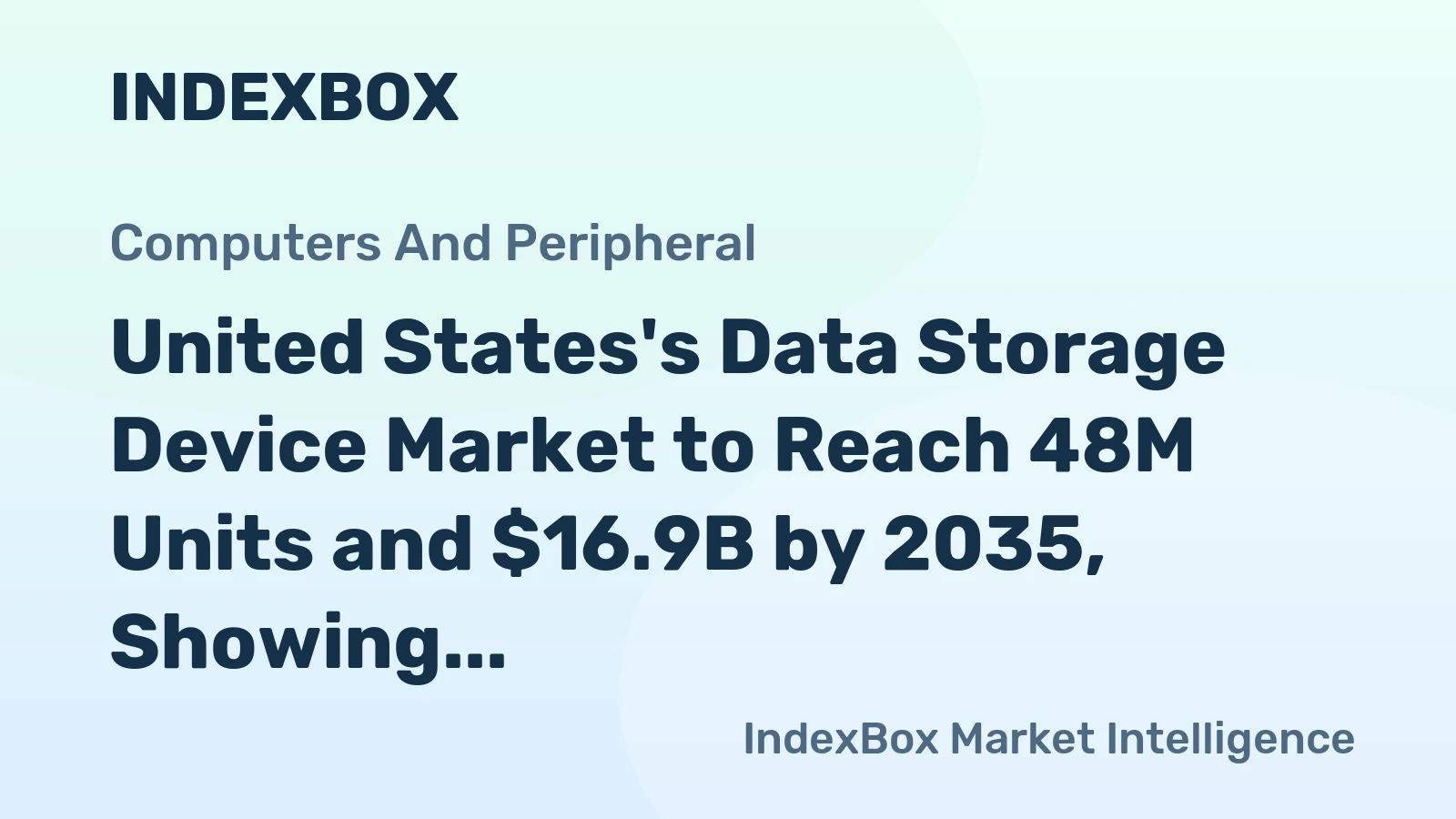 United States's Data Storage Device Market to Reach 48M Units and $16.9B by 2035, Showing Strong Growth Potential