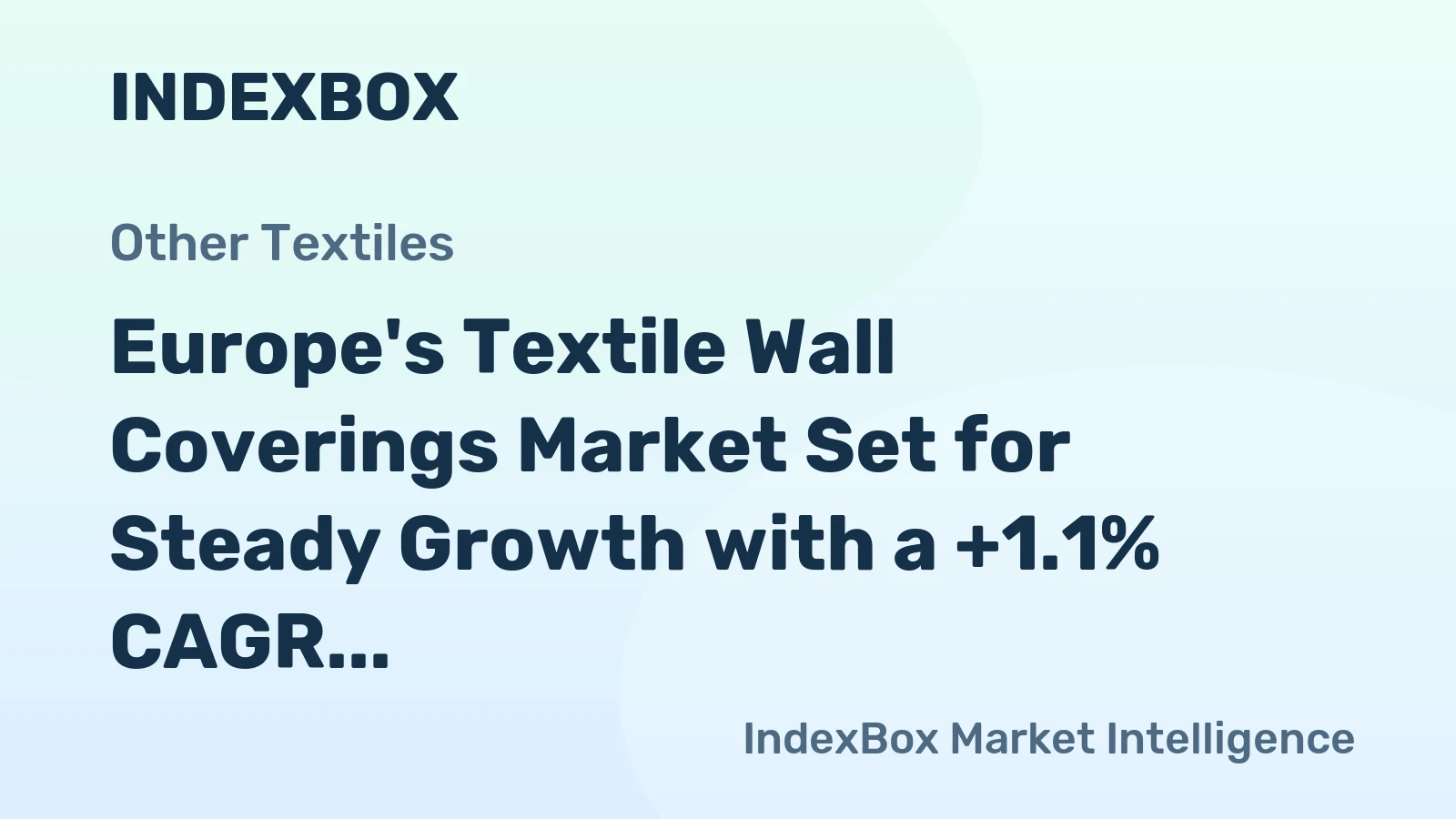Europe's Textile Wall Coverings Market Set for Steady Growth with a +1.1% CAGR Through 2035