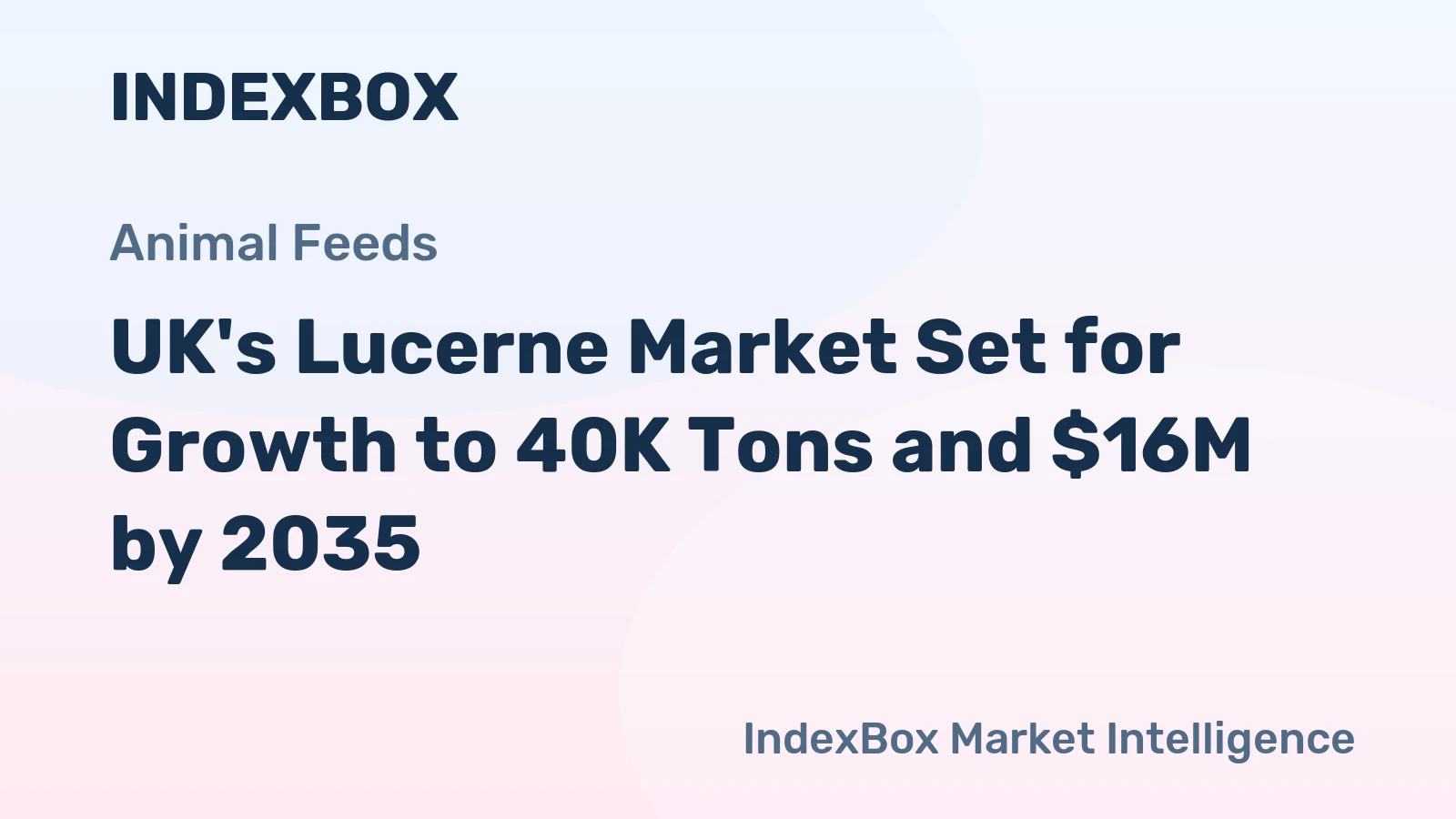 UK's Lucerne Market Set for Growth to 40K Tons and $16M by 2035