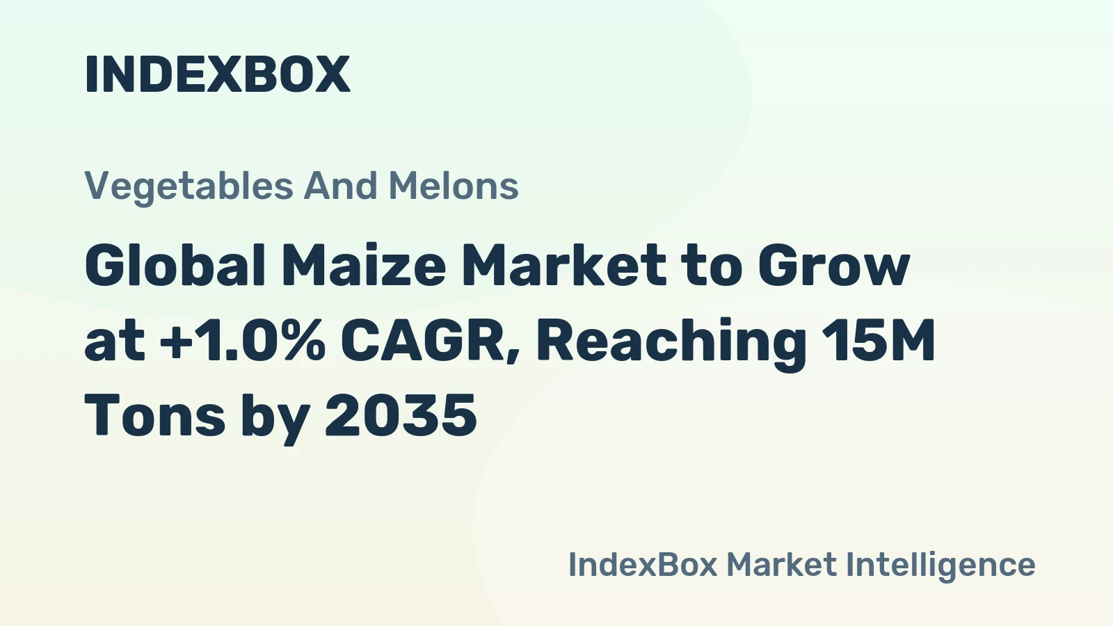 Global Maize Market to Grow at +1.0% CAGR, Reaching 15M Tons by 2035