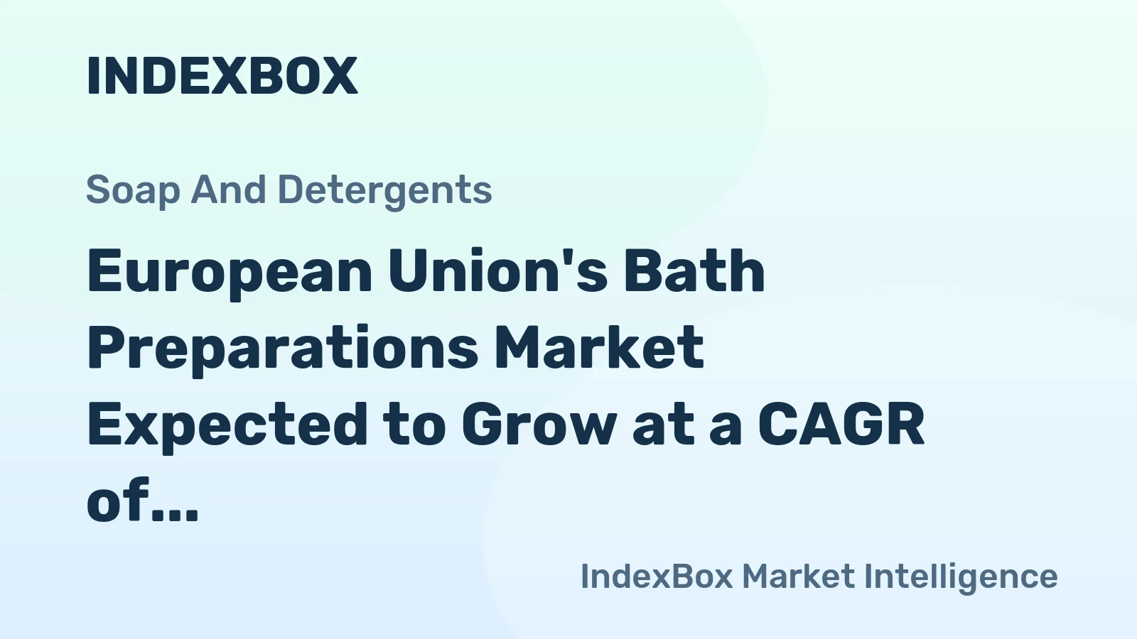 European Union's Bath Preparations Market Expected to Grow at a CAGR of +1.3%, Reaching 242K Tons by 2035